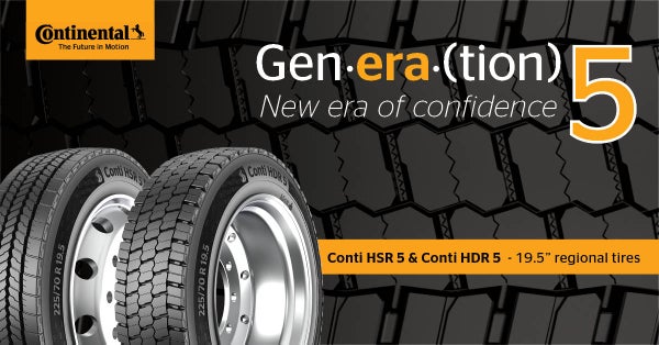 Continental Launches New Gen 5 Tires