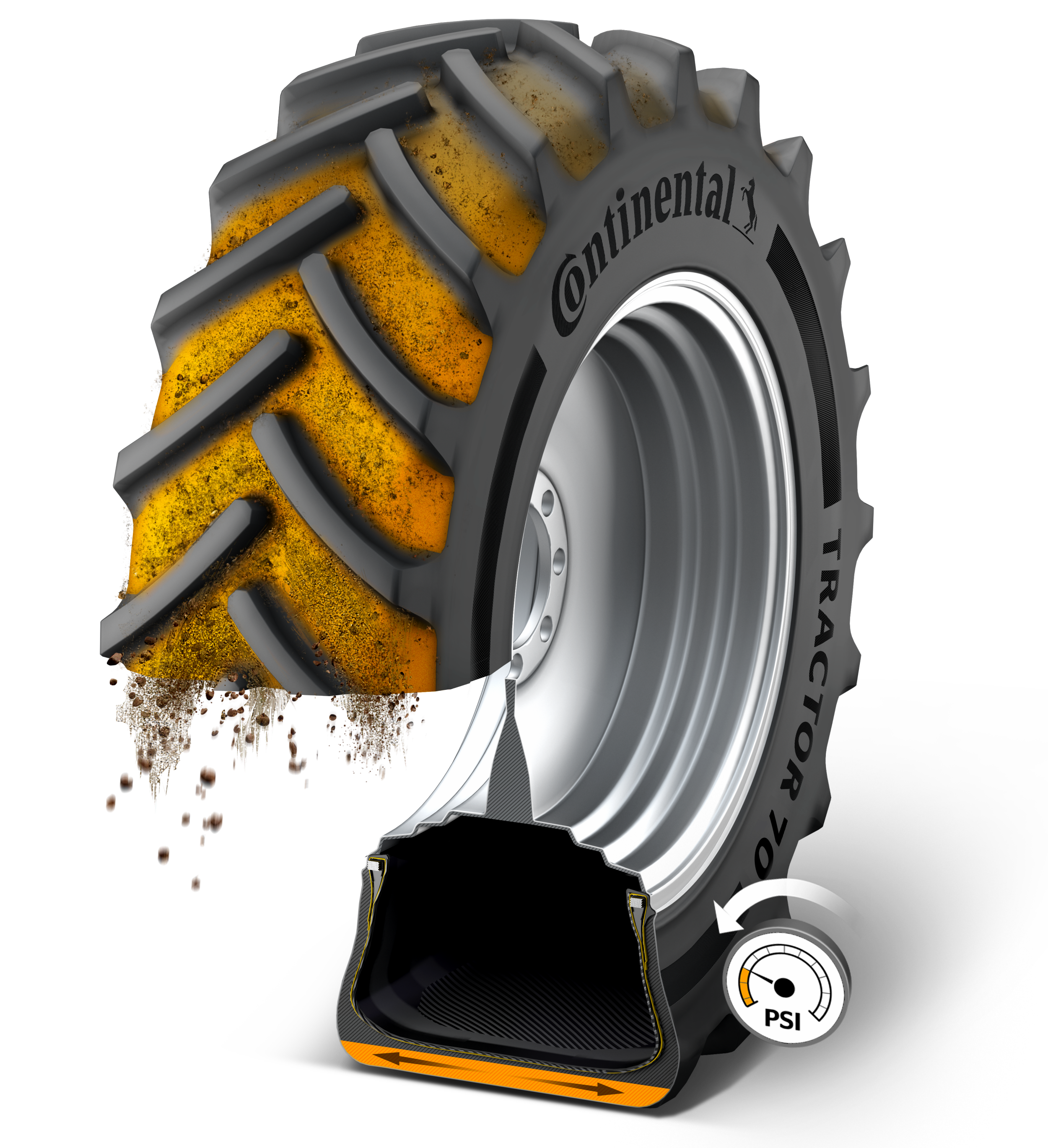 Tractor70: Respect the soil with a robust tyre that treads lightly